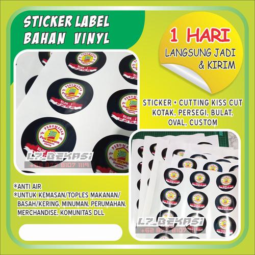 Jual STIKER LABEL STICKER PRODUK BAHAN VINYL A3 CUTTING - BIASA ...