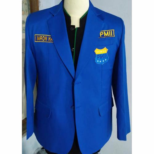 Jual BLAZER JAS PMII/JAS BIRU POLOS/ALMAMATER/JAS PRIA MURAH - S ...