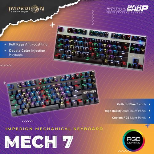Promo Imperion Mech 7 KG-M07R Mechanical RGB - Gaming Keyboard - Perak ...