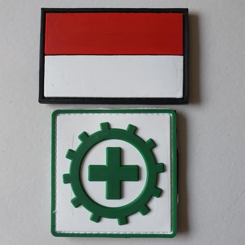 Jual PATCH RUBBER SATU SET LOGO K3 SAFETY FIRST PERSEGI+BENDERA ...
