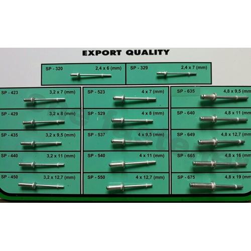 Jual 100 pcs paku rivet rifet blind rivets rifets nut nuts ripet ripets ...