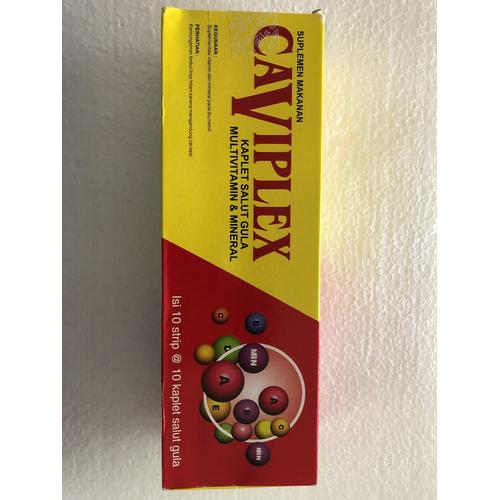 Jual Caviplex Suplemen Makanan Multivitamin dan Mineral Strip isi 10 ...