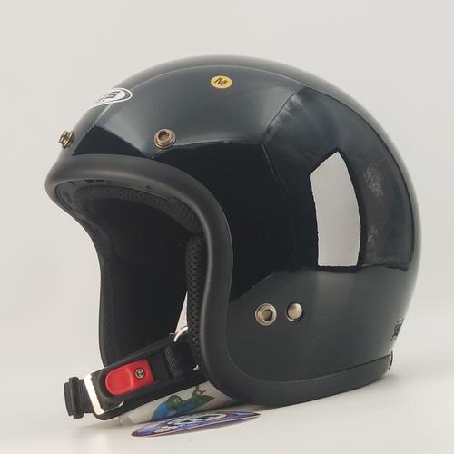 Jual Helm Zeus ZS385 Black Glossy Retro Bogo Classic - L - Jakarta ...