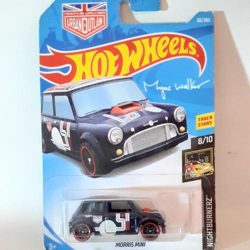 Jual HW HOT WHEELS MORRIS MINI NIGHTBURNERZ TRACK STARS URBAN OUTLAW BLUE - Biru - Kota ...