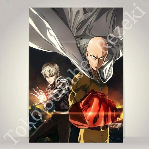 Jual Poster Art Figure One Punch Man OPM Paper Kanvas Saitama Gambar ...