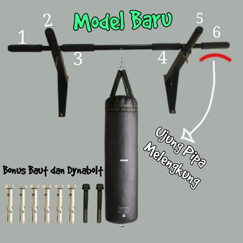 Jual Alat Pull Up Bar - Fitness Gym Dirumah - Chin - Iron Wall Mountain ...
