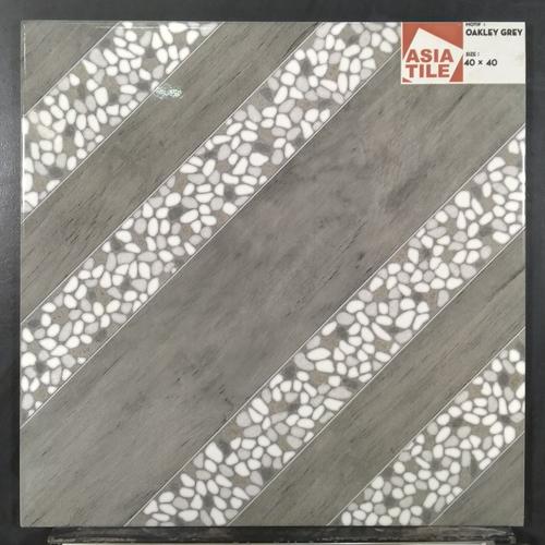 Jual Keramik Lantai Asia Tile OAKLEY Series 40x40 cm Kw1 - GREY ...