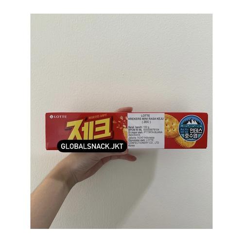 Jual Lotte Korean Zec Cheese Crackers Krekers Keju Korea - Jakarta ...