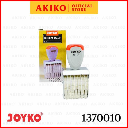 Jual Joyko Number Stamp (Stempel Angka) N-7 - Kab. Pinrang - Akiko ...