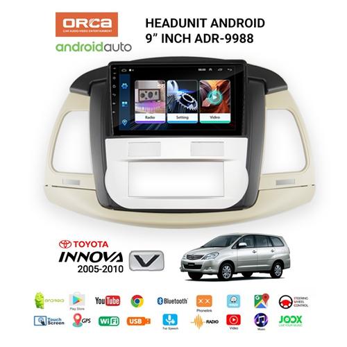 Jual Frame 9" TOYOTA INNOVA V 2005-2010 Double Din Android Head Unit 9 ...