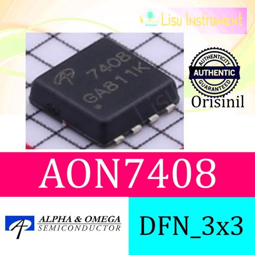 Jual AON7408 7408 30V 18A N-Channel MOSFET DFN_3x3mm DFN-8 - Kota Depok ...