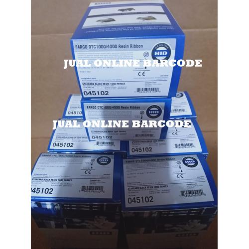 Jual Ribbon Tinta Hitam Black Fargo DTC1250e / DTC1000 / C50 045102 ...