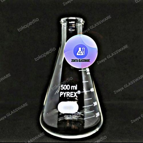 Jual erlenmeyer flask 500ml - 500 ML pyrex - Kota Bekasi - ZOAYA ...