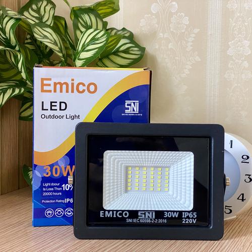 Jual Lampu Sorot 30 Watt Emico Led Flood Light outdoor IP65 - Putih ...