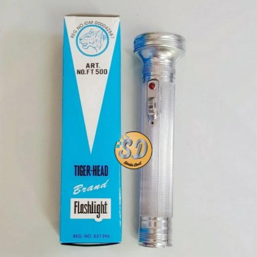 Jual Senter Tiger Head FT 500 3 Baterai Besar Vintage klasik jadul ...