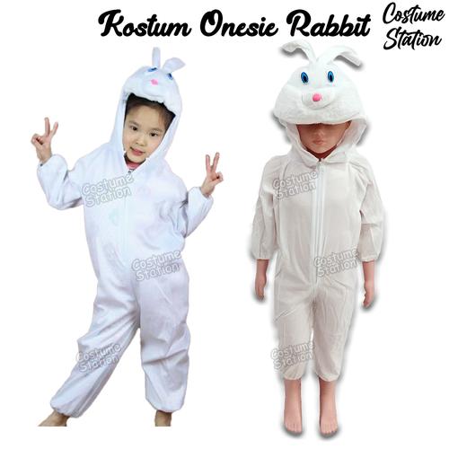 Jual Kostum Onesie Rabbit /Costume Bunny Kelinci Hewan Animal Binatang ...