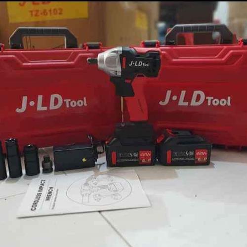 Jual JLD tools Buka Baut Cordless impact wrench Brushless 48V 2 Baterai ...