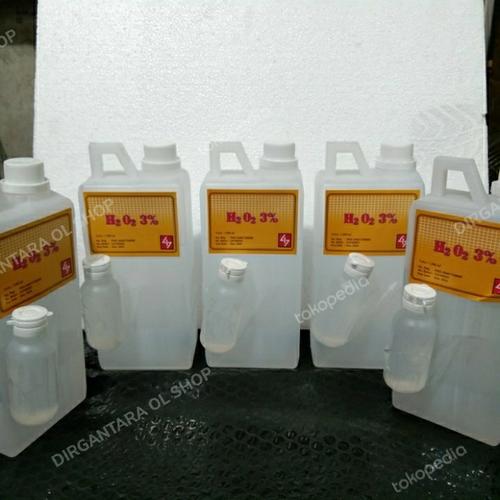 Jual h2o2 3% 1000ml / H2O2 3% 1 liter / Cairan hydrogen / Cairan ...