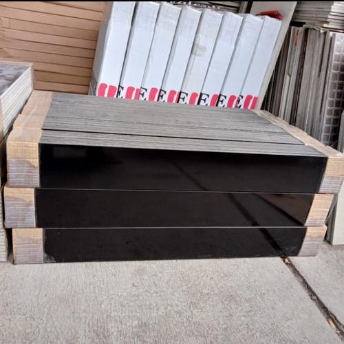 Jual list plint granit 10x60 New super black kilap kw1 valentino gress ...