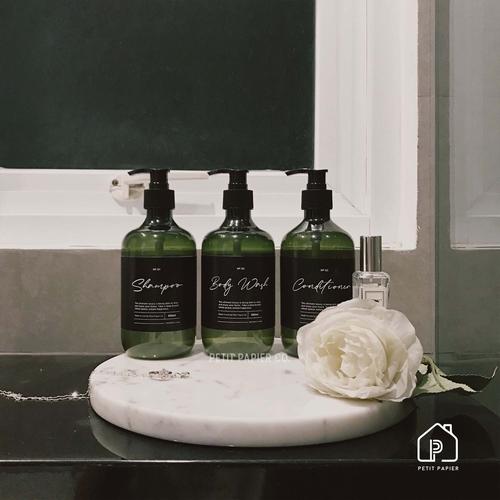 Jual Petit Papier Co. Bathroom Bottle -Noire- Botol Sabun Shampoo ...
