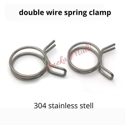 Jual Double Spring Clip Klem Selang Kawat Clamp Selang Jepit Kawat 16 ...