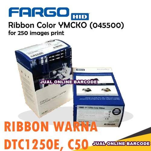 Jual RIBBON YMCKO DTC1250E PN 45500 | RIBBON BLACK DTC1250 E PN 45102 ...
