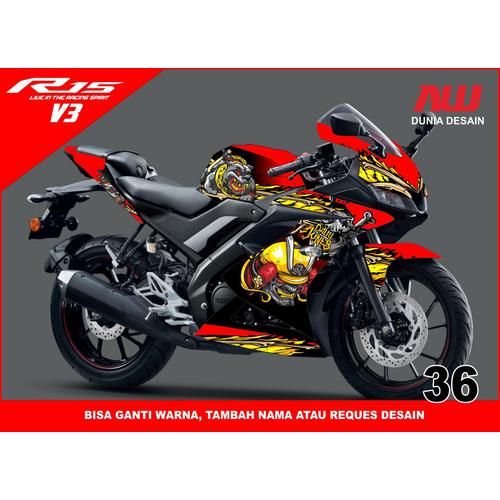 Jual Sticker Decal R15 V3 Desain 36 - Kota Kediri - Dunia Desain ...