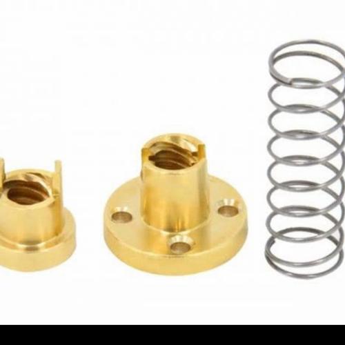 Jual T8-2-D8 anti backlash spring loaded nut elimination gap T8 3D ...