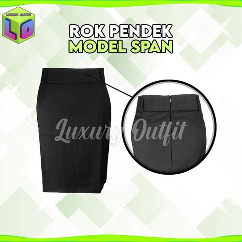 Jual Rok Span Pendek, Rok Span 7/8, Rok Span Kantor, Rok Di Bawah Lutut ...