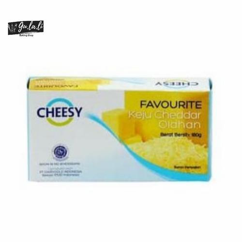 Jual CHEESY favourite keju cheddar olahan cheese cheddar cheesy 180 ...