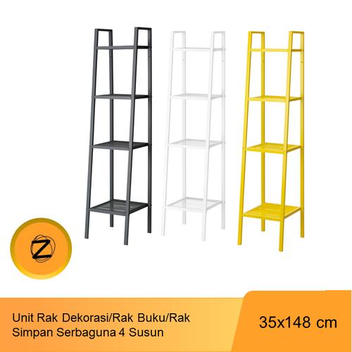 Jual Unit Rak Dekorasi/Rak Buku/Rak Simpan Serbaguna 4 Susun 35x148 cm ...