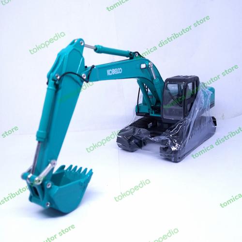 Jual Diecast Excavator kobelco SK200 Miniatur Alat Berat Beko Tambang 1 ...