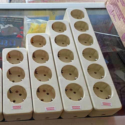 Jual Stop Kontak Uticon Kuningan 1 2 3 4 5 6 Lubang - 1 lubang - Kota ...