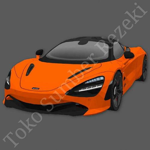 Jual Figure Mobil Balap Papercraft Racing MClaren Paper Craft ...