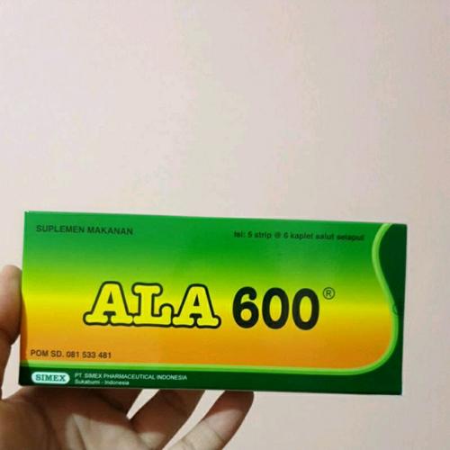 Jual ALA 600 MG PER BOX ISI 30 TABLET - Kab. Gresik - HEALTHY_SUPLEMEN ...
