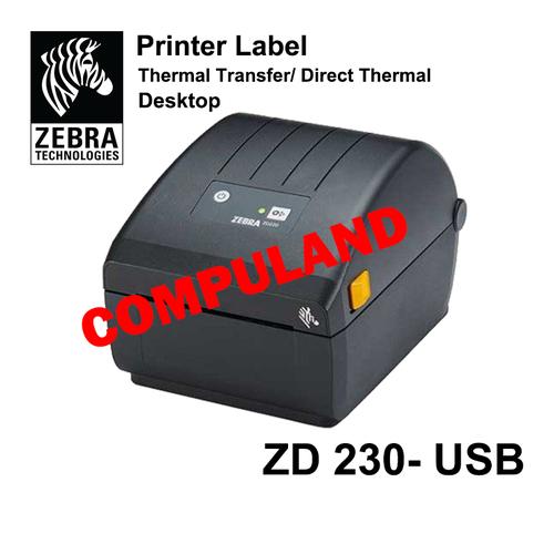 Jual ZEBRA Thermal Printer ZD230 Desktop - 203dpi, 300m, 112mm ...
