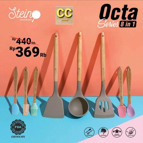Jual Steincookware stein cookware sutil spatula duo candy soup sendok ...