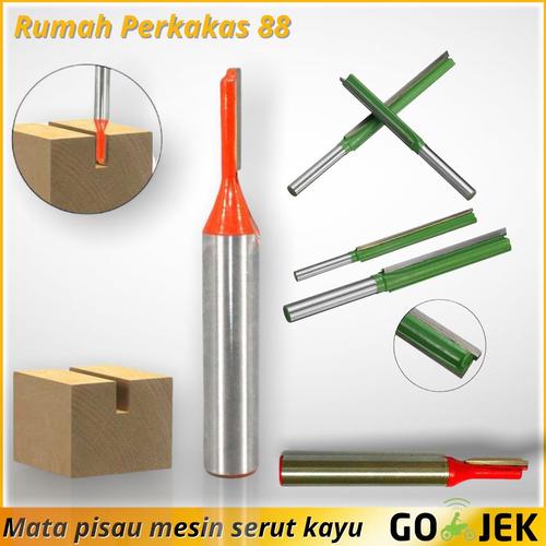 Jual Mata Pisau Mesin Serut Kayu Bit 1/4 Trim Carving Tungsten Router ...