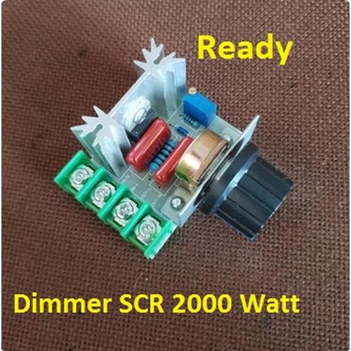 Jual Dimmer SCR 2000W Motor Speed Controller 220V AC PWM Regulator ...