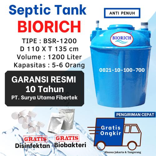 Jual Biotank, Bio Septic Tank, Biotech SepticTank Bio 1200 Liter ANTI ...