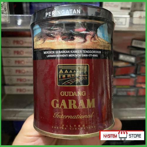Jual ROKOK GUDANG GARAM INTERNATIONAL FILTER KRETEK (1 KALENG ISI 50 ...