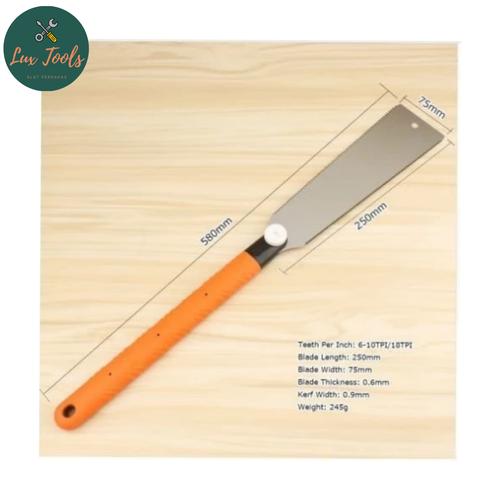 Jual Gergaji Jepang Ryoba Merek Qihong 2 sisi double edge cross & rip ...