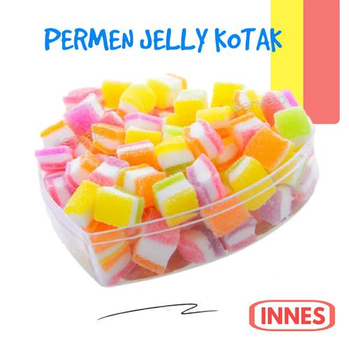 Jual PERMEN JELLY KOTAK 250 GR / JELI THAILAND KUBUS / FRUIT JELLY ...
