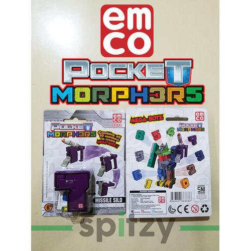 Jual Emco POCKET MORPHERS - Number 7 Robot Transformers Angka Combiner ...