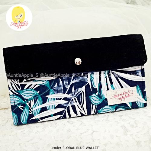 Jual DOMPET FLORAL CANVAS/DOMPET UANG/DOMPET TIPIS/DOMPET NOTA/POUCH ...