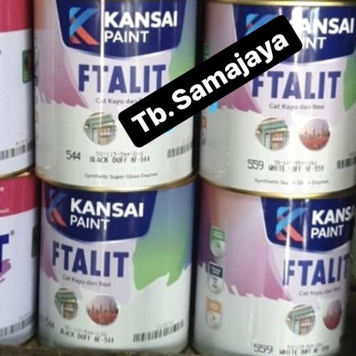 Jual Cat FTALIT Hitam Doff 544 dan FTALIT putih Doff 559 1 kg . Cat ...