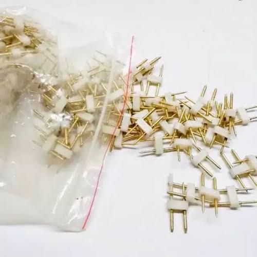 Jual Pin Jarum H Sambungan Socket Adaptor LED STRIP 5050 220V Neon Flex ...