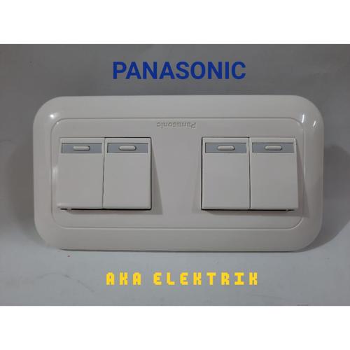 Jual SAKLAR SERI KECIL DOUBLE PANASONIC WEJ78049 + WEJ5531 - Jakarta ...