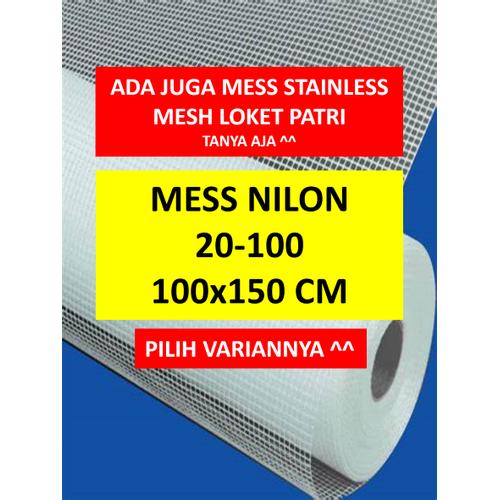 Jual Mess Nilon 20-100 (100x150cm) (Tebal Standar) - Mesh 20 - Kota ...