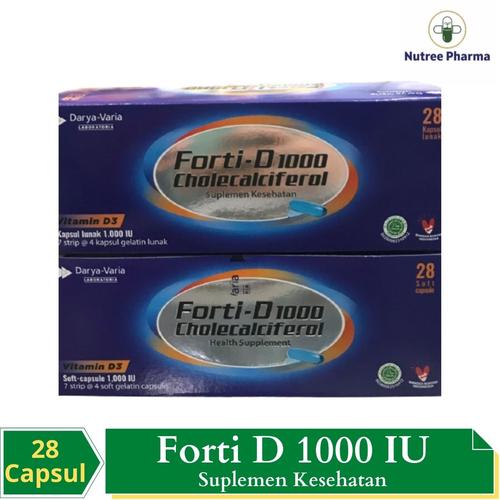 Jual Forti Vitamin D 1000 IU Box isi 28 Kapsul - Kota Surabaya ...